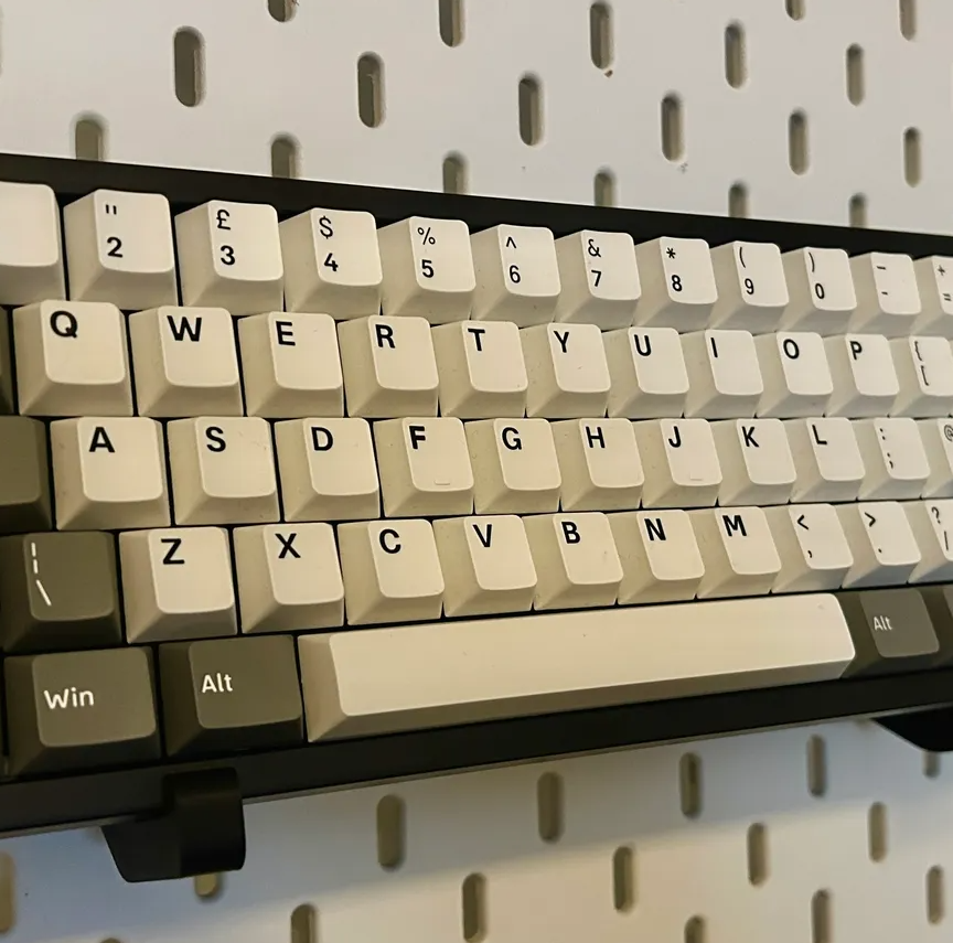 Ikea Skadis Keyboard Mount | 3D IKEA Hack